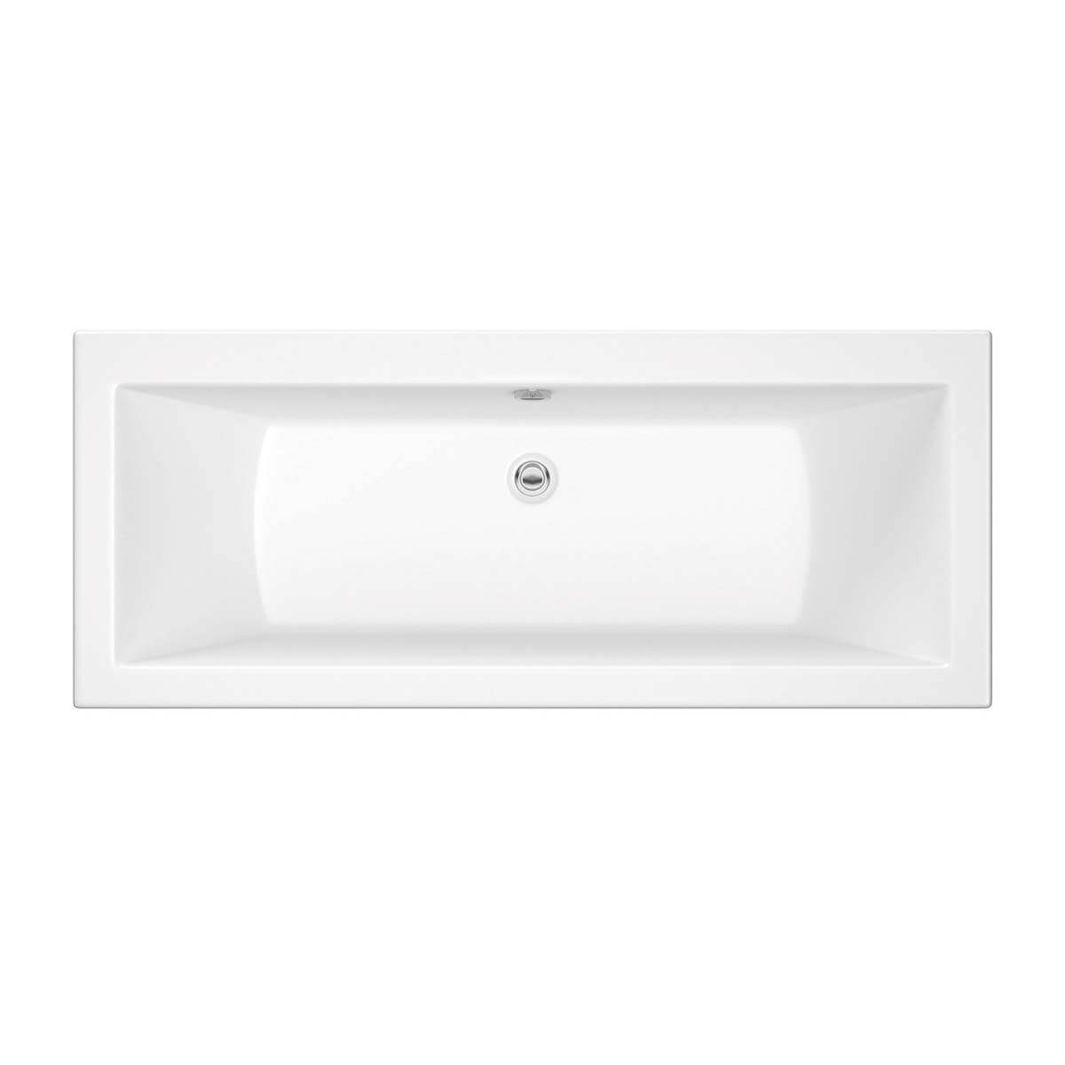 Solarna Square Double Ended Bath - 1700 x 700mm