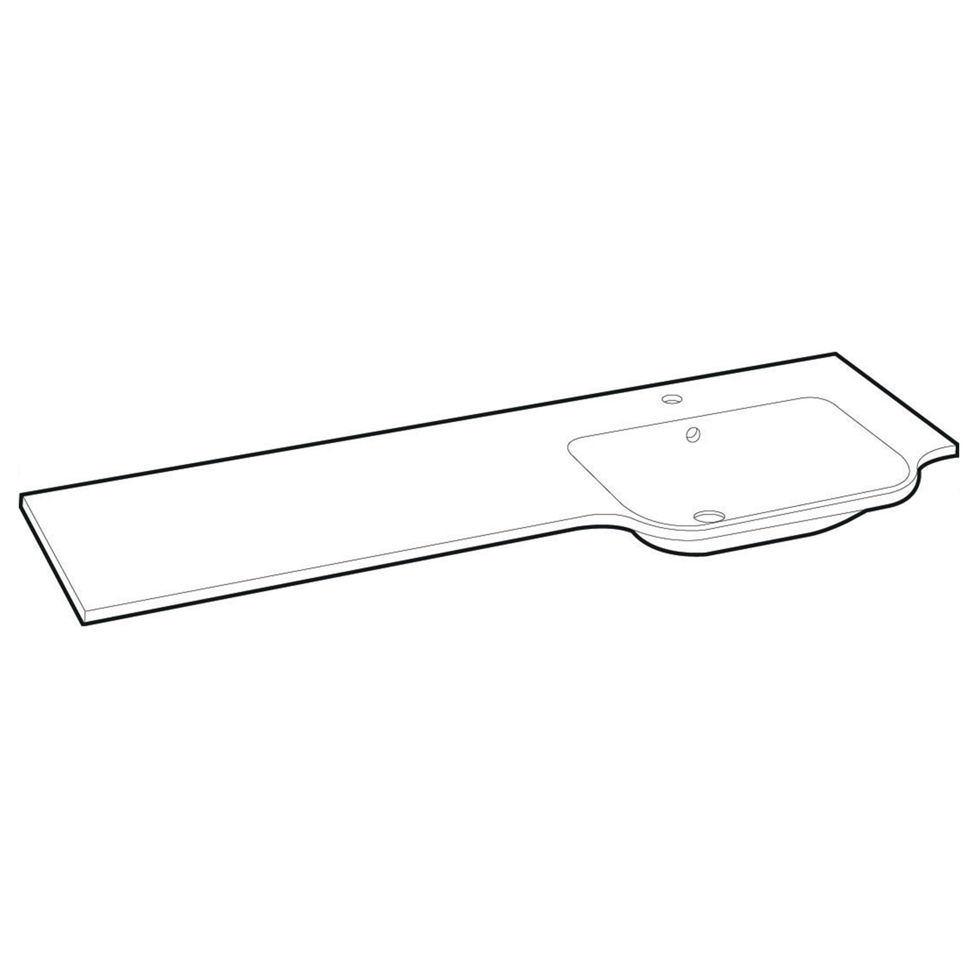 Integrated Basins and Worktop - Standard Depth
