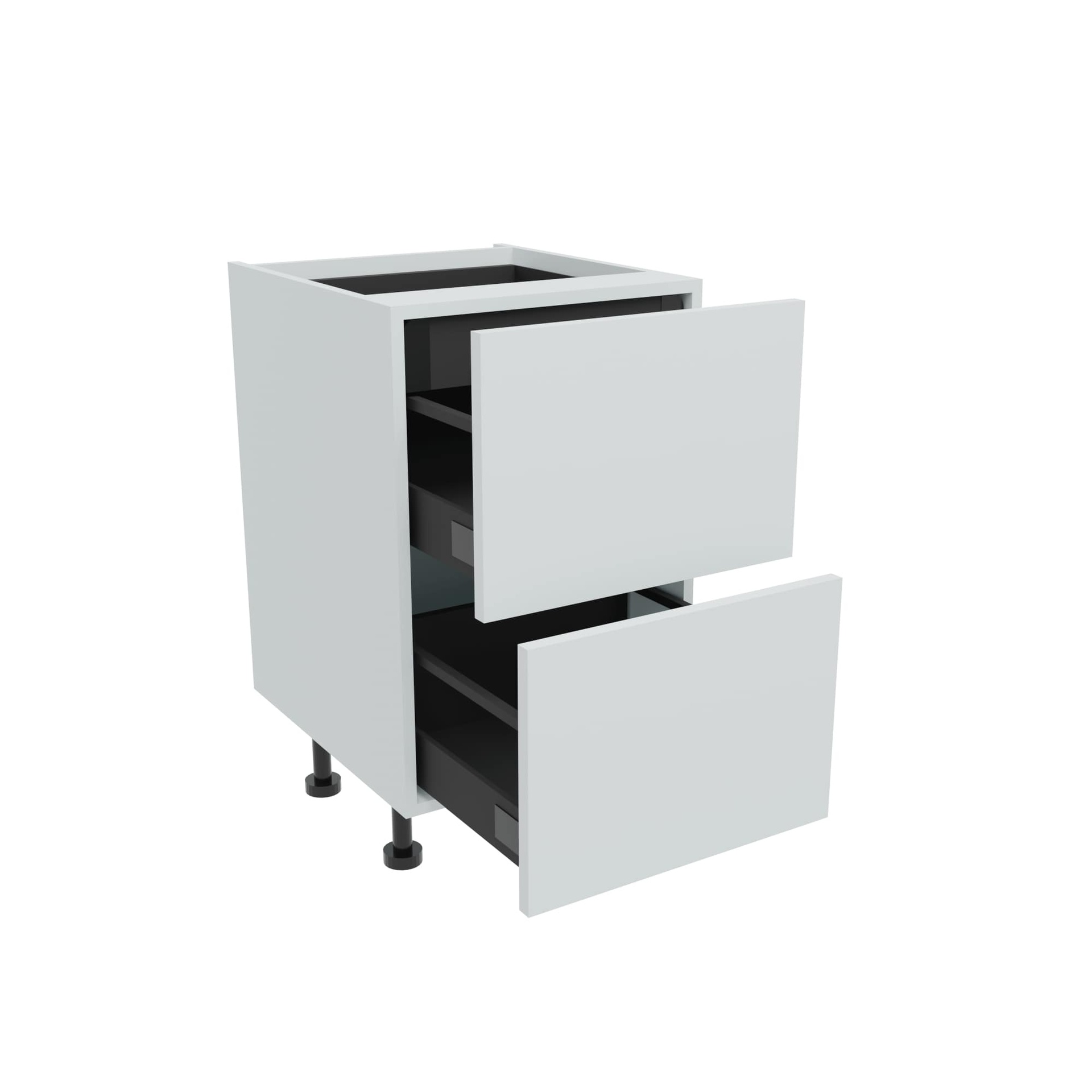 500mm 2 Drawer Base Unit + 1 Internal