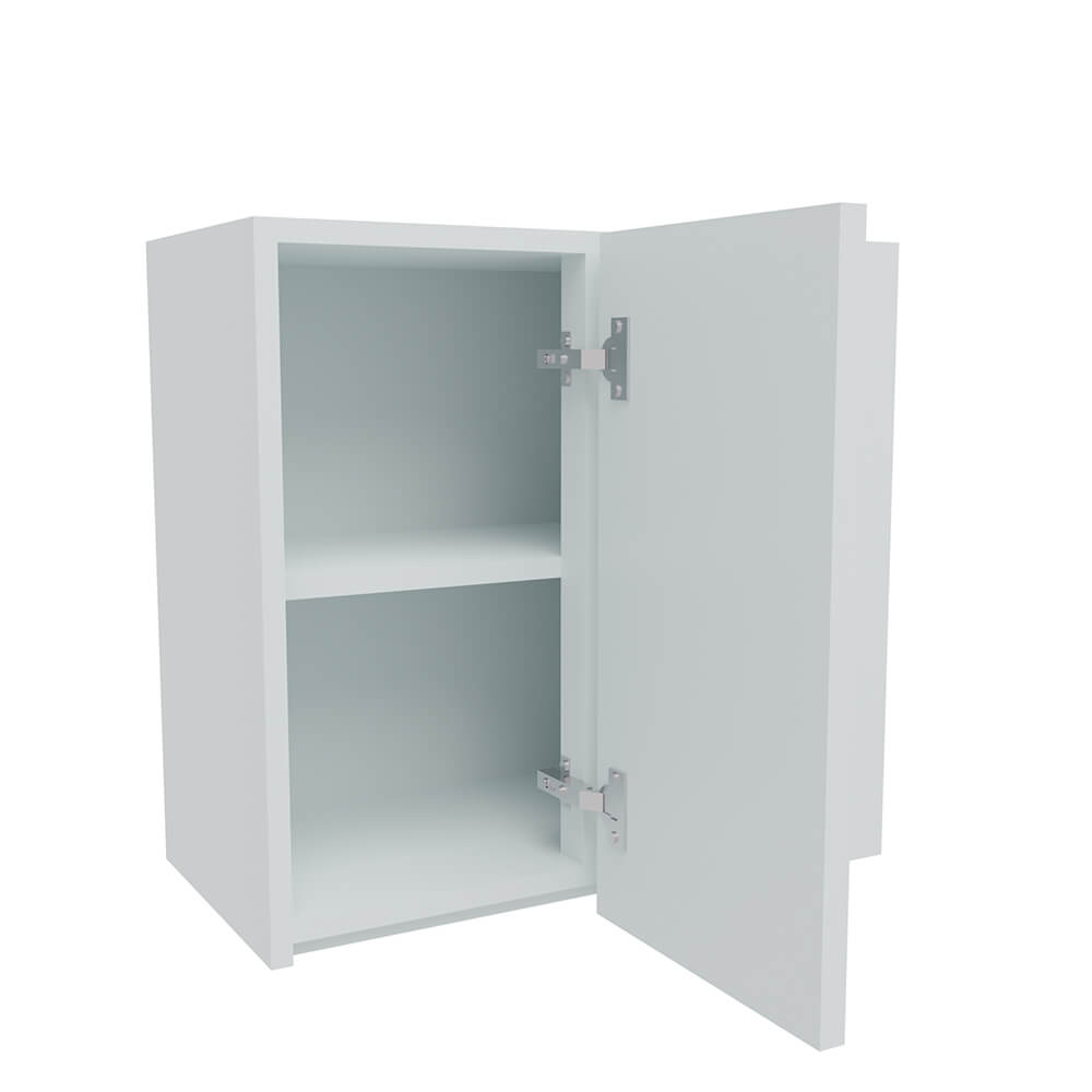 600mm True Handleless Corner Wall Unit - LH Door - 300mm Door (Low)