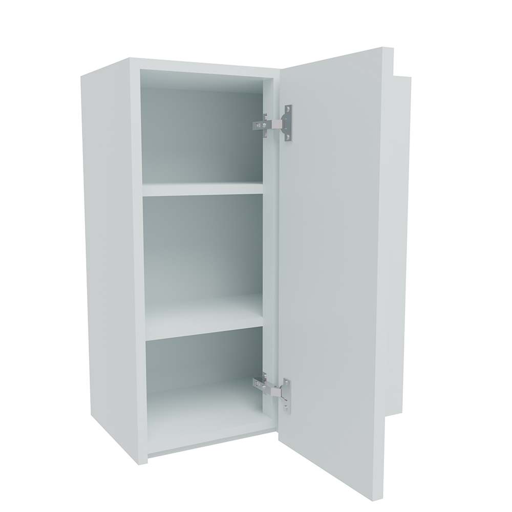 600mm True Handleless Corner Wall Unit - LH Door - 300mm Door (Medium)