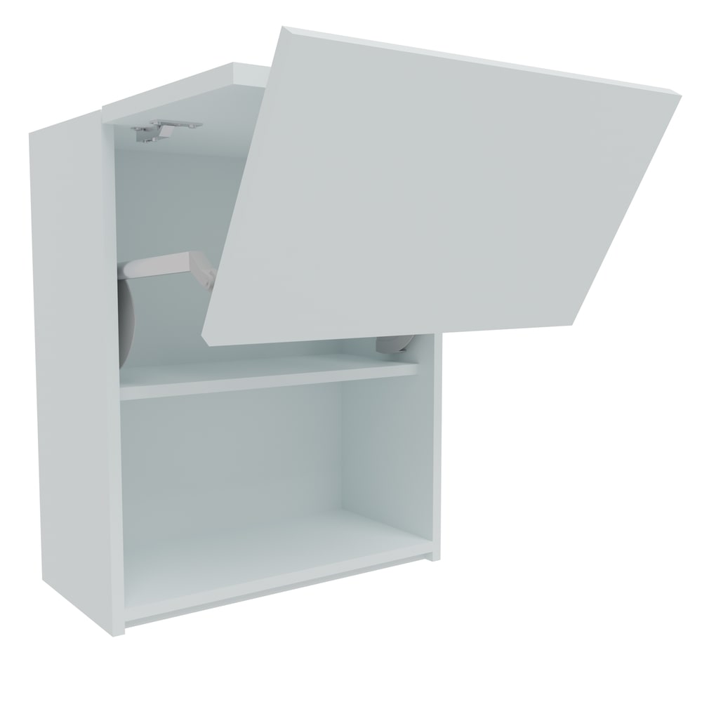 600mm True Handleless Vertical Bi-Fold Wall Unit - Medium