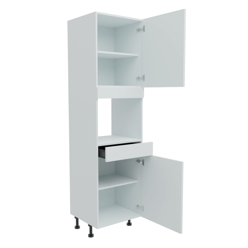 600mm Tall Microwave Housing with Doors (High)