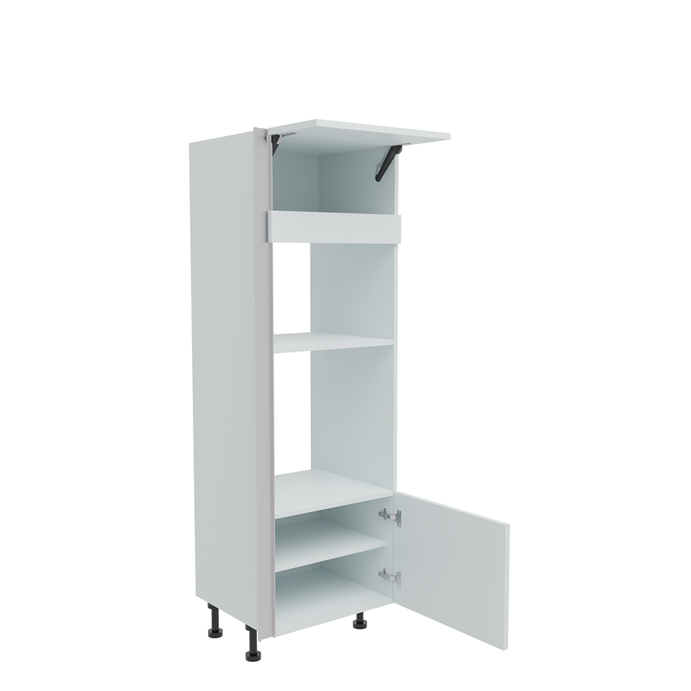 600mm True Handleless Tall Single Oven & Microwave Oven Housing - RH ...