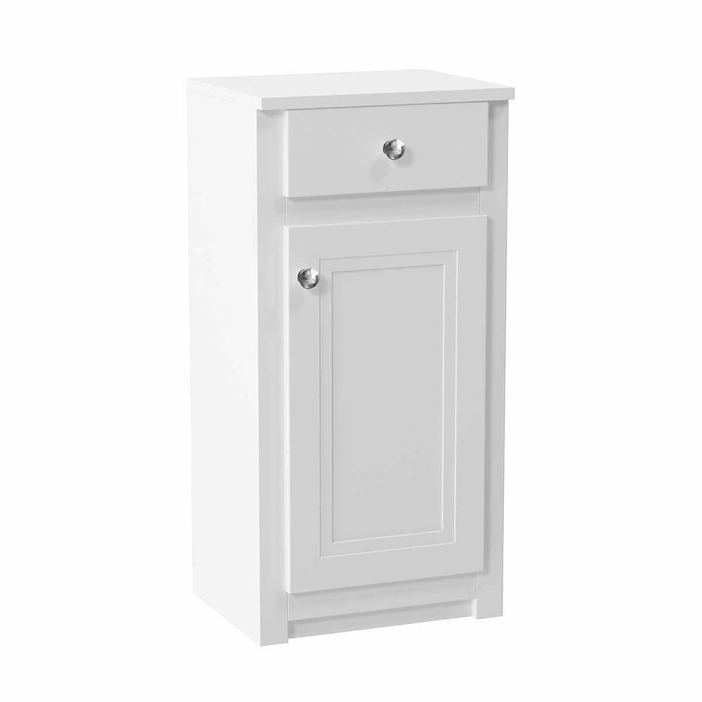 Classica 400mm Side Cabinet With Drawer - Chalk White