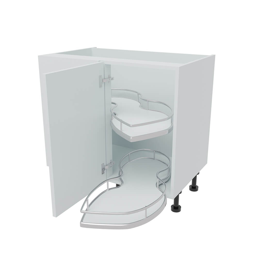 900mm Highline Corner Base Unit - Corner Pull Out Shelving - 450mm RH ...