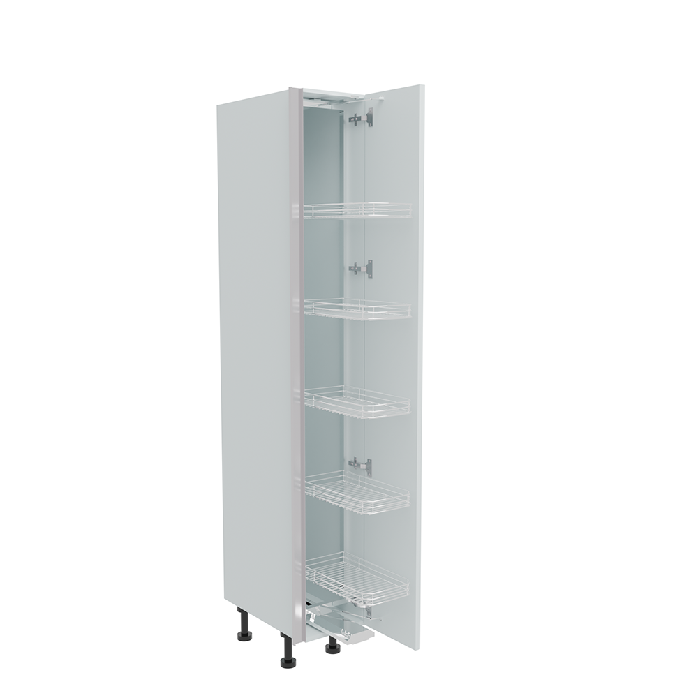 300mm True Handleless Tall Swing Out Larder Unit - Full Height Door ...
