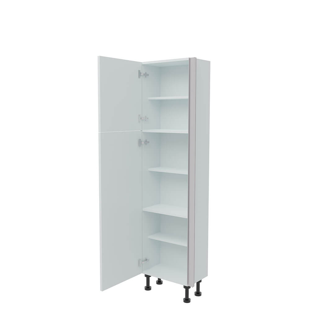 500mm True Handleless Tall Larder Unit - 570mm Top Door - Left Hand ...