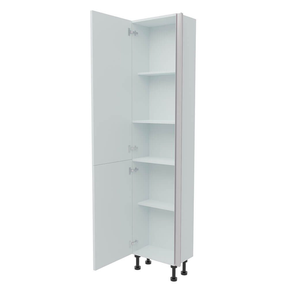 500mm True Handleless Tall Larder Unit - 895mm Lower Door - Left Hand ...