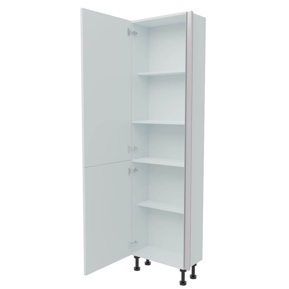600mm True Handleless Tall Larder Unit - 895mm Lower Door - Left Hand ...