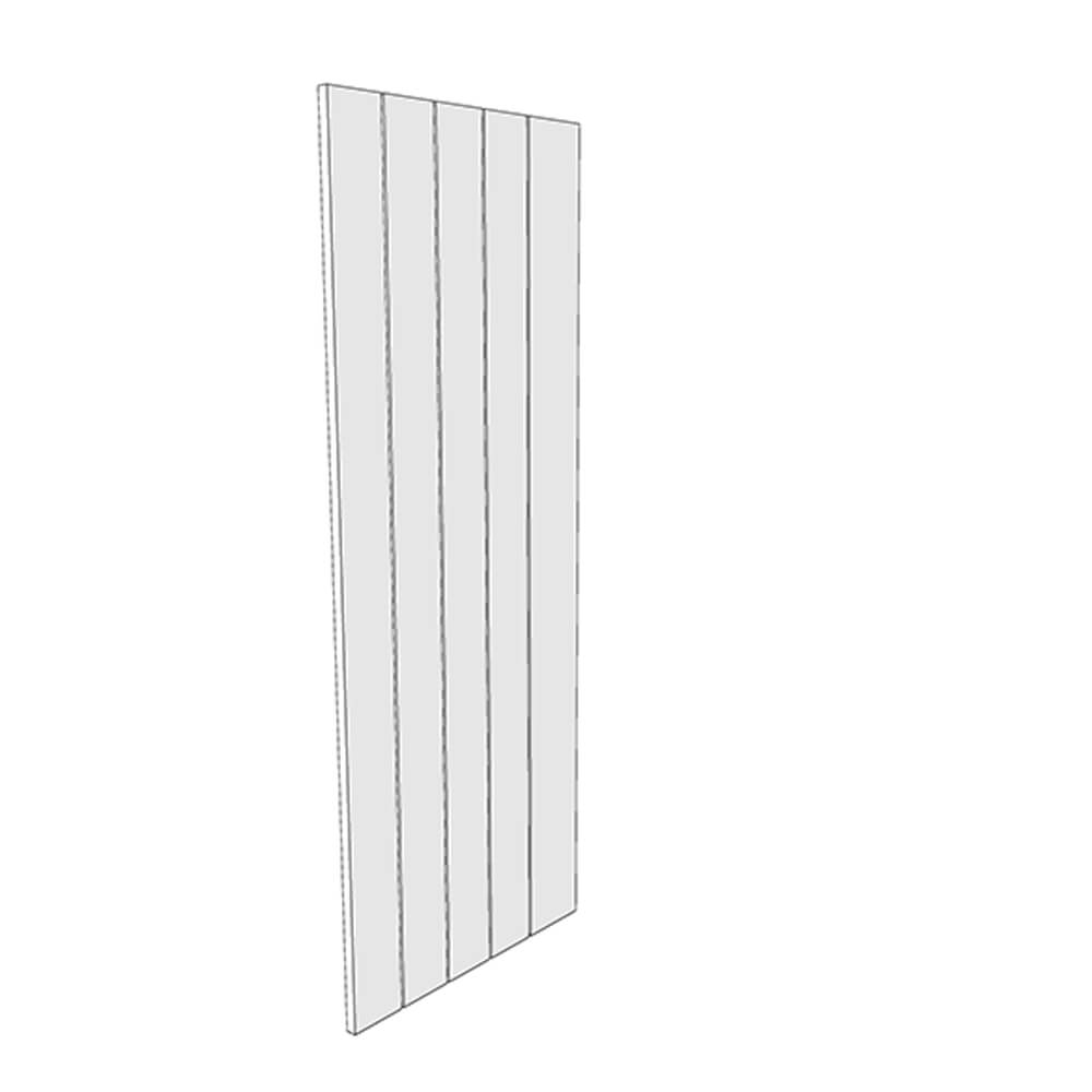 Halifax 5 Drawer Base End Panel - T&G - 1194mm x 550 x 18mm