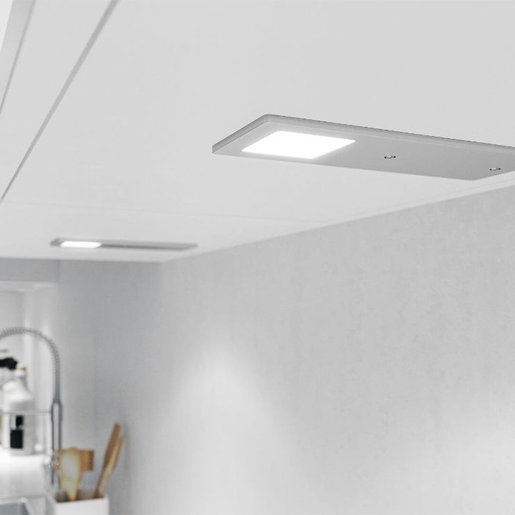 AURORA Slim Rectangle LED Light Kit - Aluminium